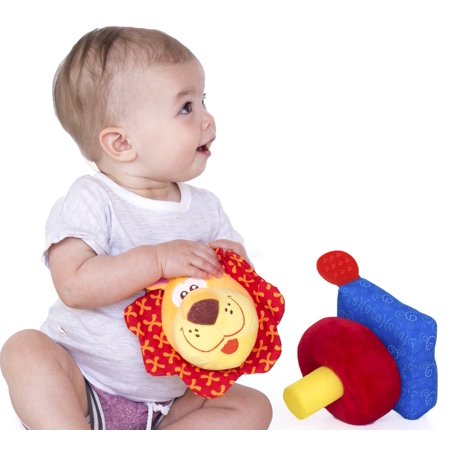 Nuby Build a Buddy- Plush Ring Stacker, Lion | Walmart Canada