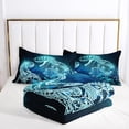 Dinosaur Comforter Set for Teens Boys Girls, Dino Eyes 3 Pieces Bedding ...
