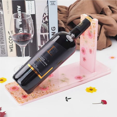 DIY Crystal Epoxy Resin Wine Rack Mold Food Grade Silicone Wine Bottle ...