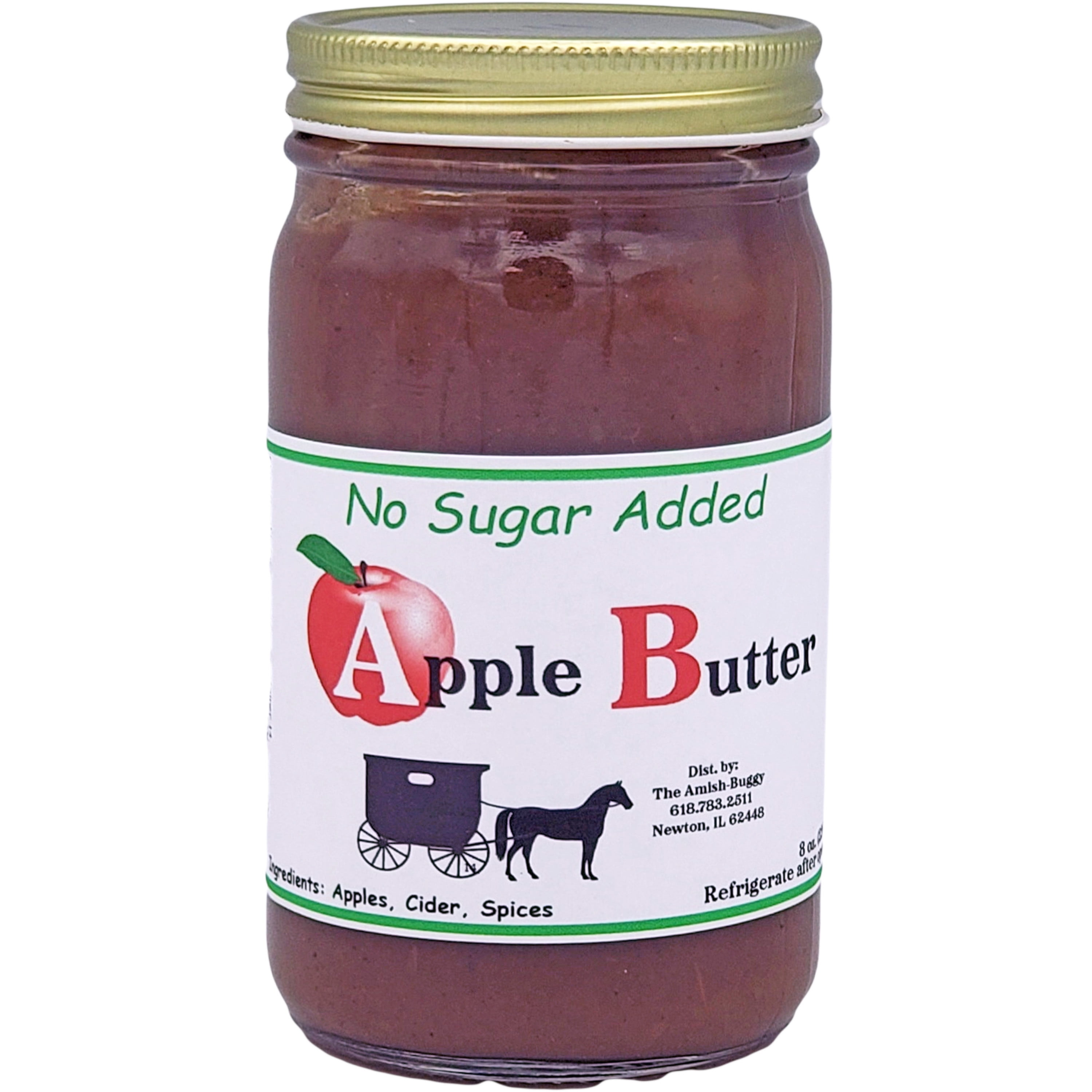 No Sugar Added Flavored - Butters - 8 Oz Jar - Qty 3 (NSA Apple ...