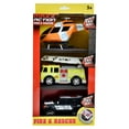 Maxx Action Mini Rescue Lights & Sounds Play Vehicles Set, Firetruck ...