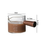 Glass Measuring Cup Double Mouthed Ounce Cup Drinkware Espresso Cup ...