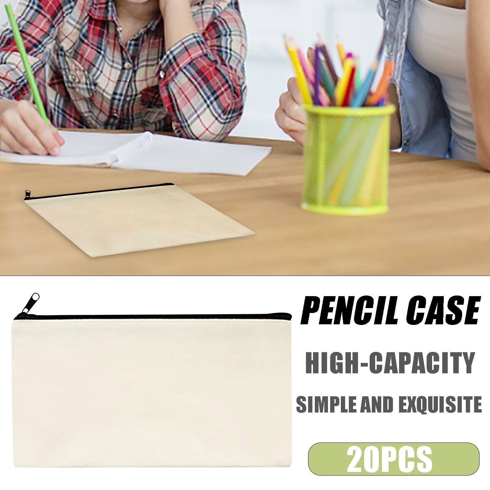 Click here for Hyknon Pencil Case Canvas Fabric Diy Pencil Case C... prices