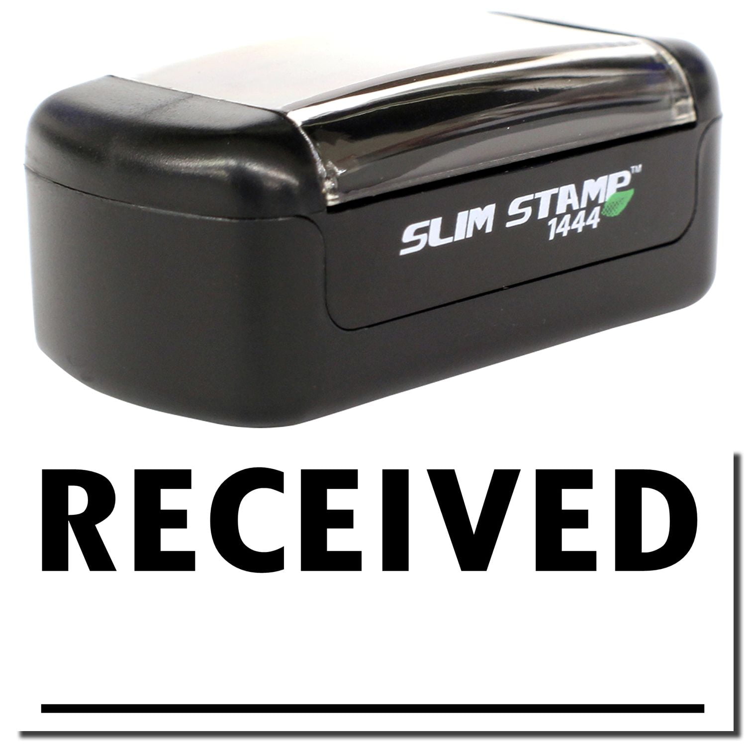 Slim Pre-Inked Received Stamp Two Lines, Slim 1444, Ultra Slim Design ...