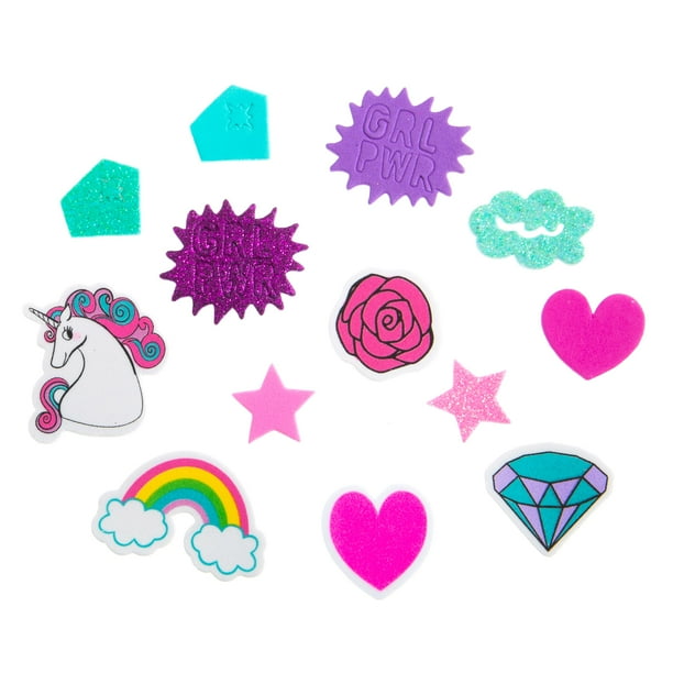 12 Packs: 120 ct. (1,440 total) Girl Power Foam Sticker Bag by ...