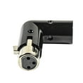 HQRP 3-Pin XLR Angle Adapter Dual Male & Female with 4 Adjustable Angle Positions Right Left and ...