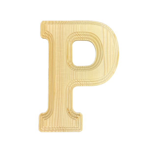 Crafts Central Pine Wood Beveled Wooden Alphabet Letters for Arts ...