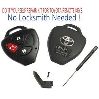 LEXUS Remote Head Key SHELL 3 BUTTON Repair Kit + SCREWDRIVER VLS ...