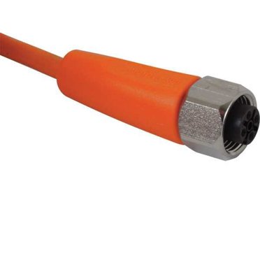 Ifm Cordset,5 Pin,Receptacle,Female EVT001 - Walmart.com