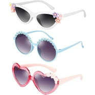 Disney Frozen Girls Blue Purple with Snowflakes Cateye Style Sunglasses - Arkaid by SunStaches ...
