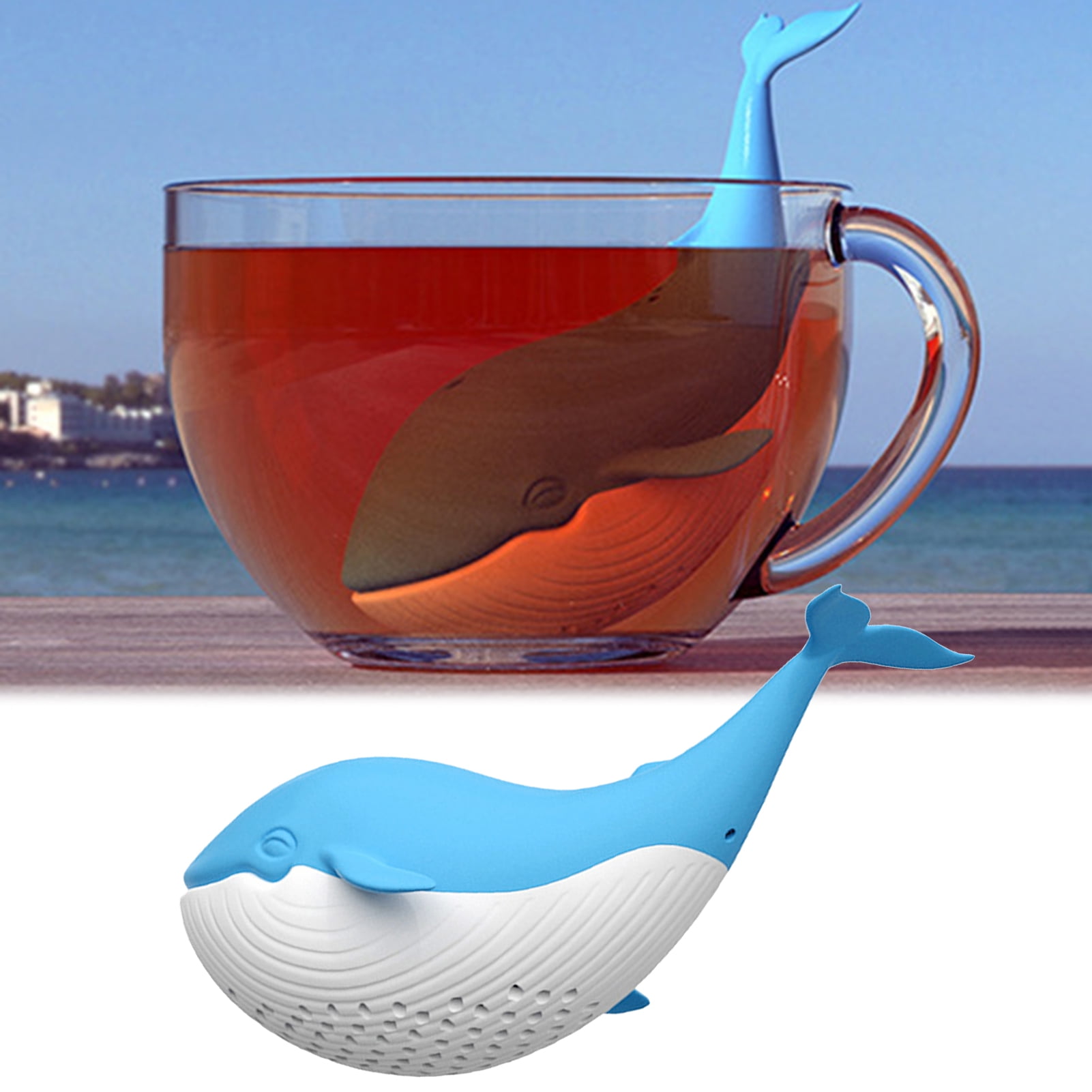 Walbest Silicone Whale Tea Infuser Adorable Portable Long Lasting ...