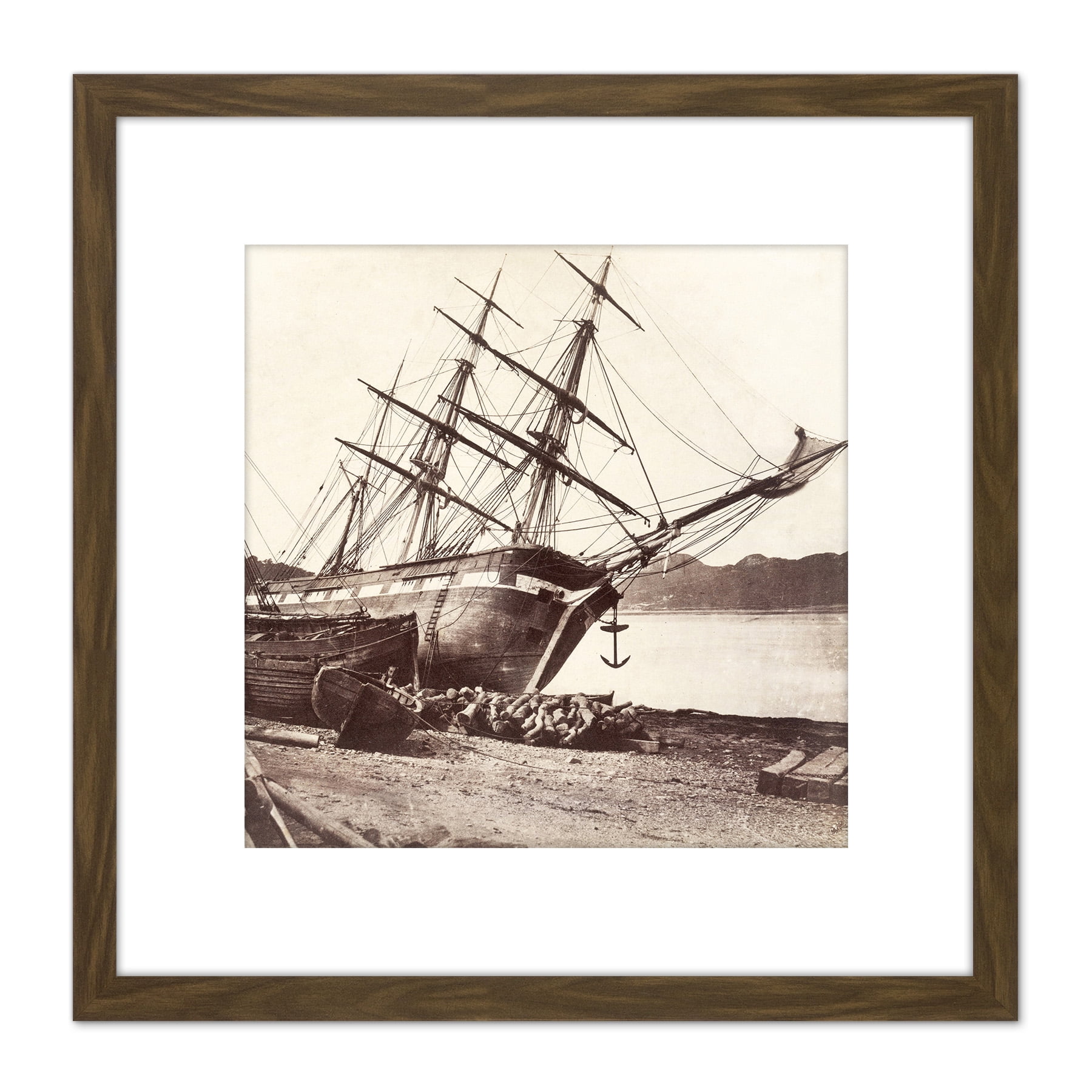 Johnson American Barque Jane Tudor Conway Bay Photo 8X8 Inch Square ...