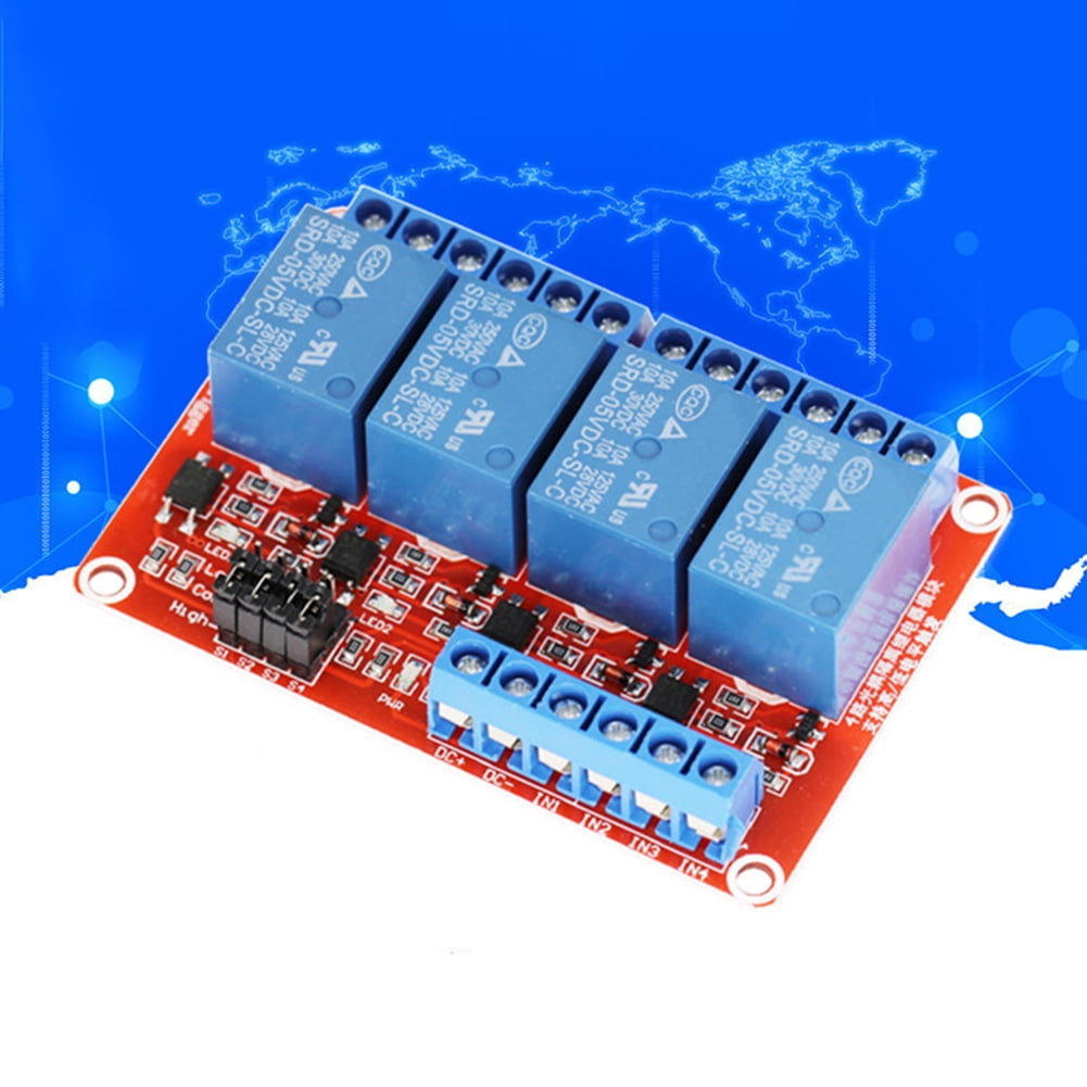 Optocouplers 4 Pins 1, 2, 4, Or 8 Channel 12V Relay Modules With ...