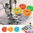 36Pcs Bobbins and Sewing Threads with Bobbin Case and Bobbin Clamps for ...