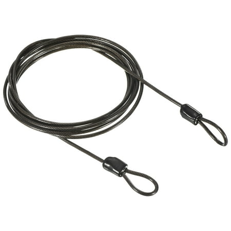 Uxcell 2.5mmx2m Coated Security Steel Cable Luggage Lock Wire Rope ...