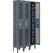 Childcraft Double-Tub Coat Locker with 10 Assorted Color Trays, 53-3/4 ...