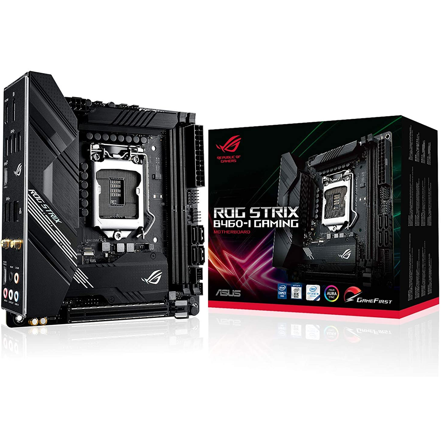 Motherboard Asus ROG Strix B460-I Gaming 1200 DDR4 Mini ITX | Bodega ...