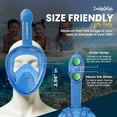 Kids Snorkel Mask | Snorkle Snorkeling Gear with Camera Mount ...