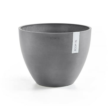 Ecopots Oslo Durable Modern Round Indoor/Outdoor Recycled Based ...