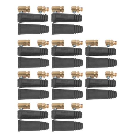Welder Machine Cables Connectors, 10Set Rubber+Brass Welding Cable ...