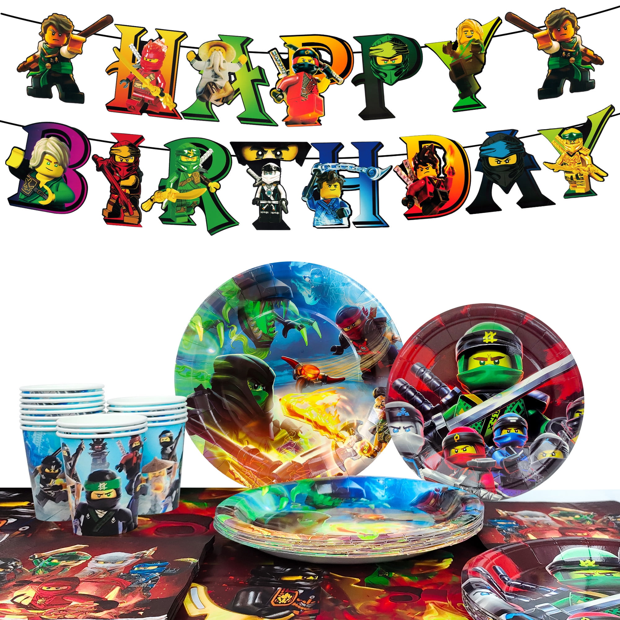 Click here for Elifjoydeco Ninja Birthday Party Decoration Tablew... prices