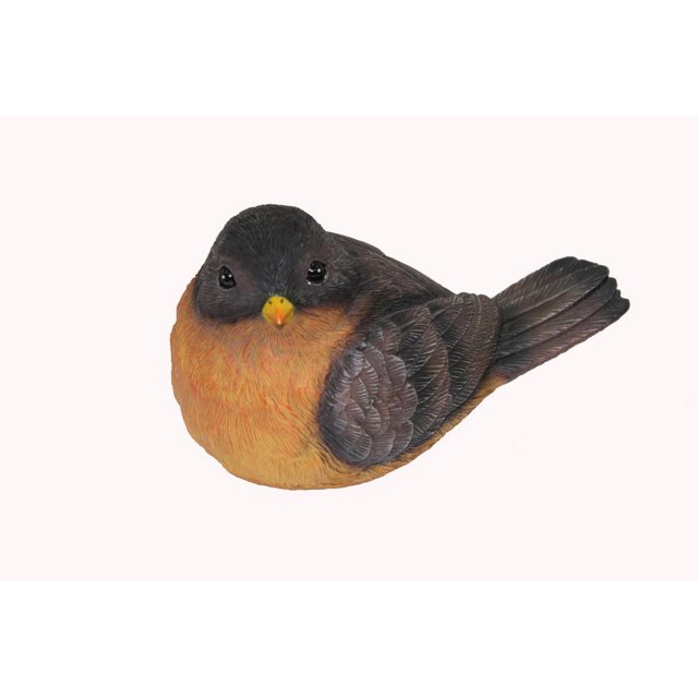 Mainstays Orange and Grey Fat Bird Statue - Walmart.ca
