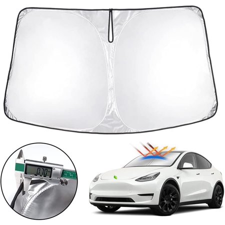 Windshield Sunshade for Tesla Model Y 2020 2021 Window Sun Shade ...