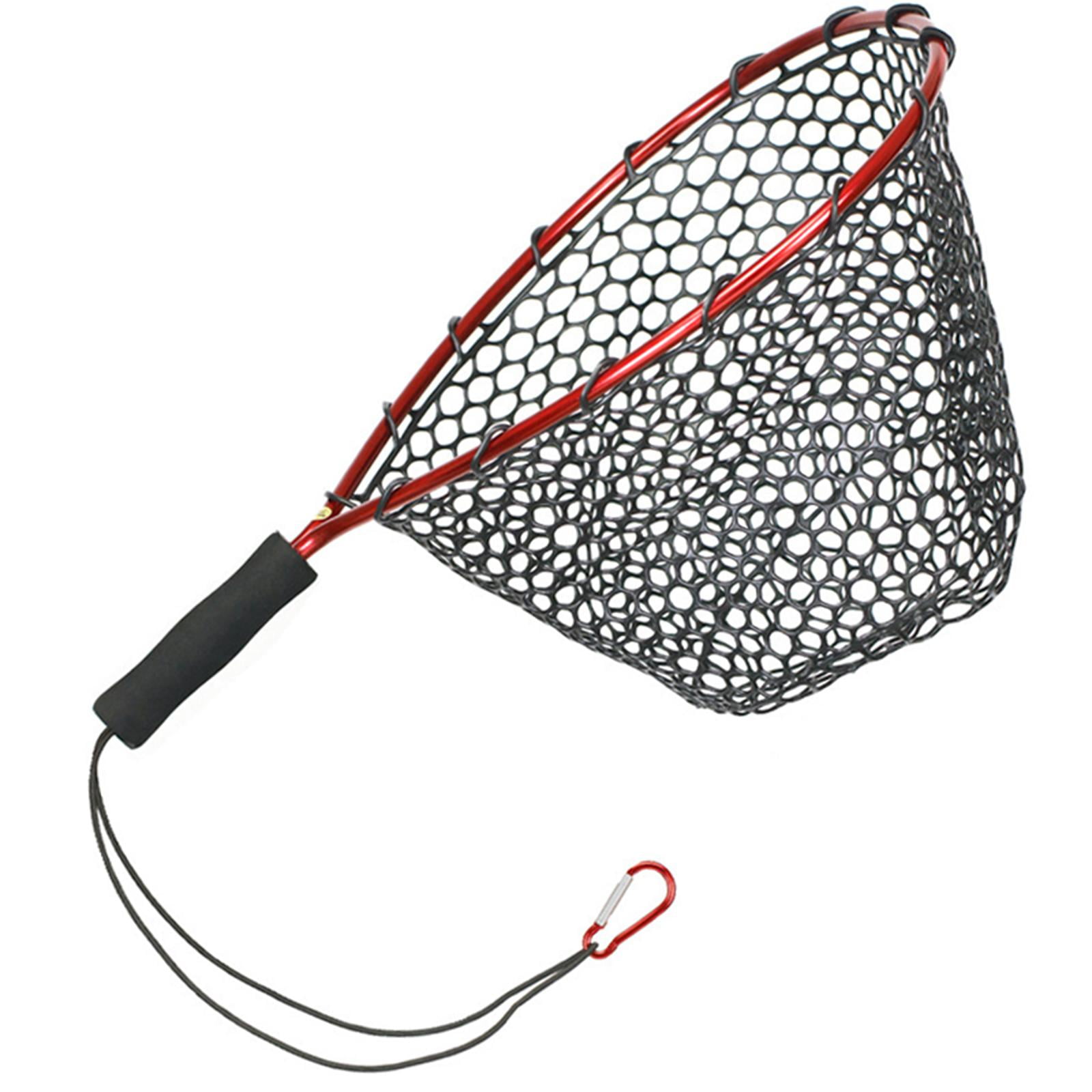 Fishing Landing Net No Folding Salmon Net Pole Handle Not Retractable ...
