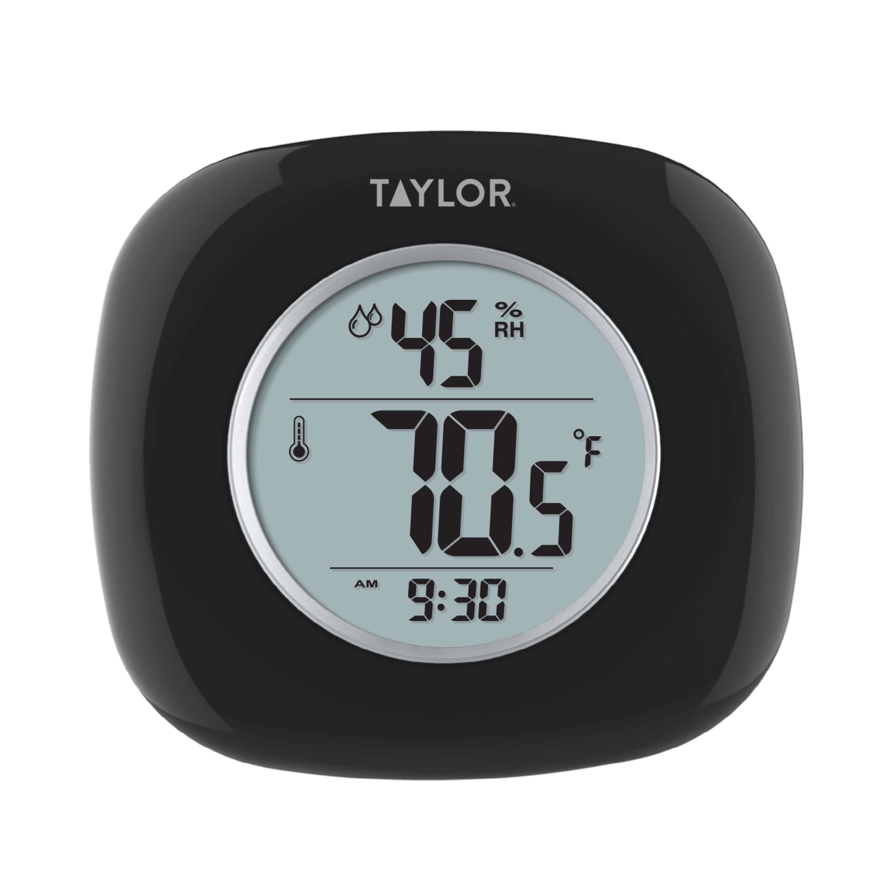 Taylor Indoor Digital Plastic Thermometer with Hygrometer - Walmart.com ...