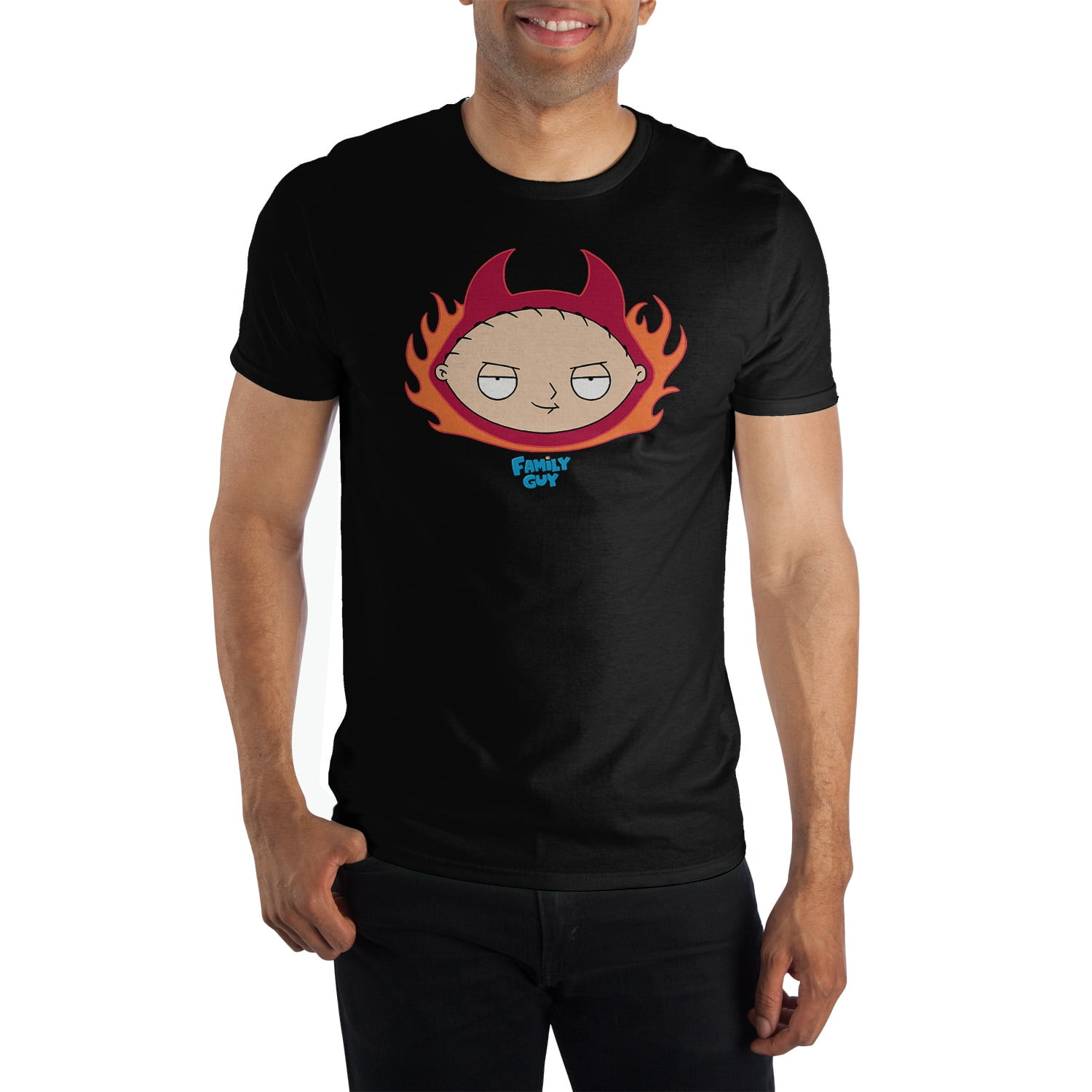 Click here for Bioworld Family Guy Devil Stewie Black T-Shirt prices