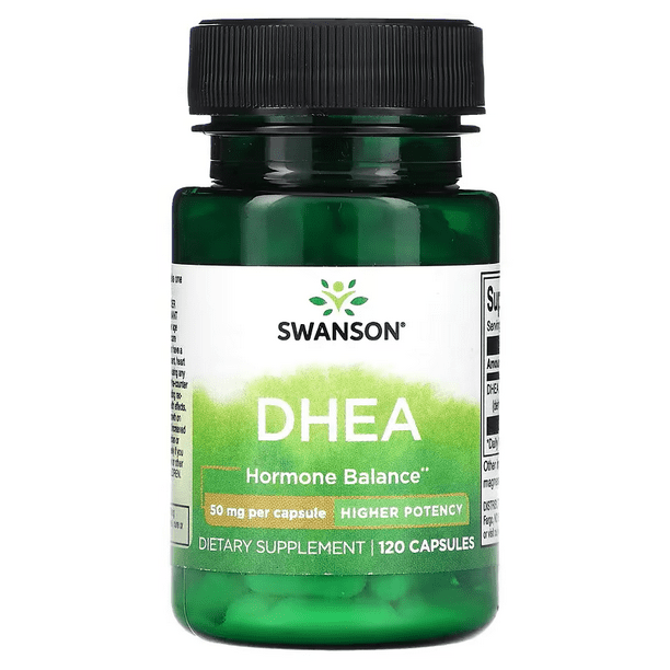 Swanson | DHEA 50 mg, 120 cápsulas. Suplemento para el Equilibrio ...
