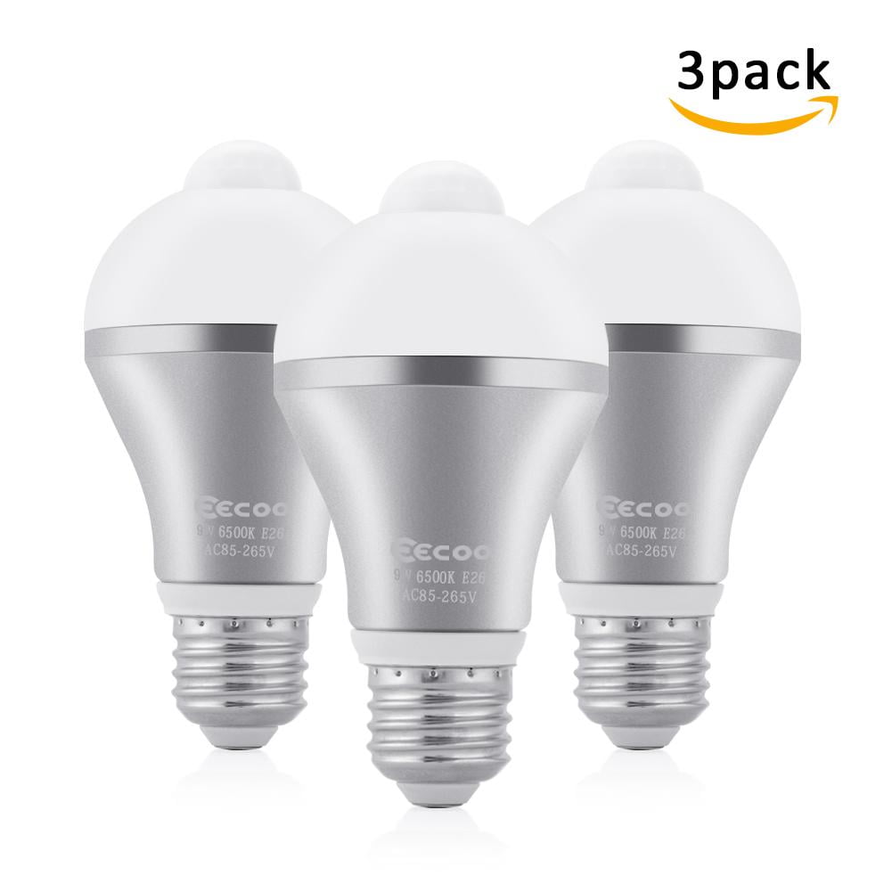 Motion Sensor Light Bulb,EECOO 9W Smart PIR LED Bulbs Auto On/Off ... Motion Sensor Light Bulb,EECOO 9W Smart PIR LED Bulbs Auto On/Off ...