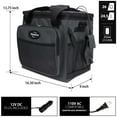 Koolatron 12V Electric Cooler Bag, 25L (26 qt), Collapsible, Gray/Black ...