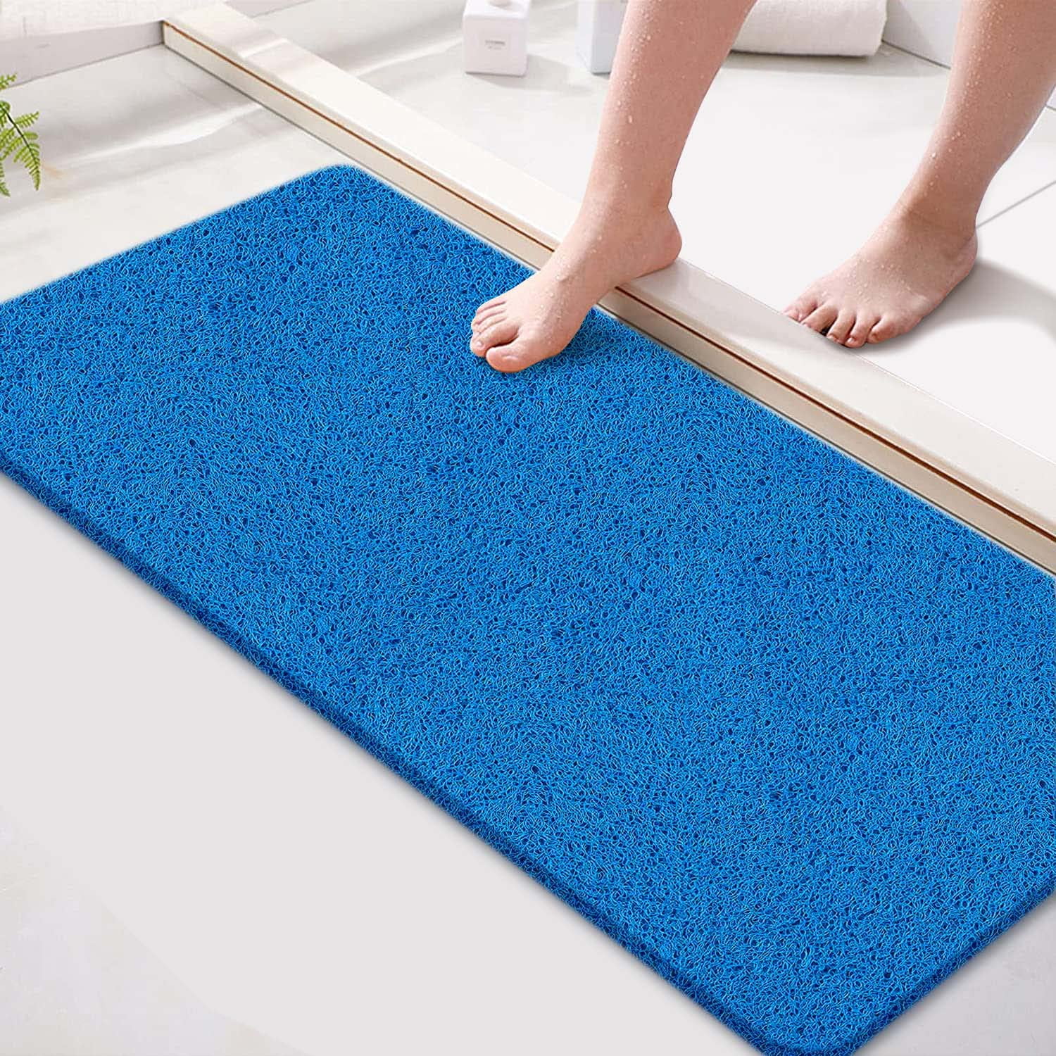 Shower Mats Non Slip, 15.7×36 Inch, Bath Mat for Shower, Loofah Mats ...