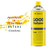 COOKKING 8oz Butane Fuel Canisters for Portable Gas Stoves, UL Listed ...