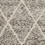 SAFAVIEH Natura Taegan Geometric Diamonds Area Rug, Ivory/Stone, 8' x ...