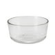 Pyrex 2-Cup Round Glass Storage Set with Dark Blue Plastic Cover, Set ...