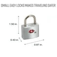 G-Force TSA-Approved 2-Pack Cast Zinc Alloy Pad Lock - Walmart.com