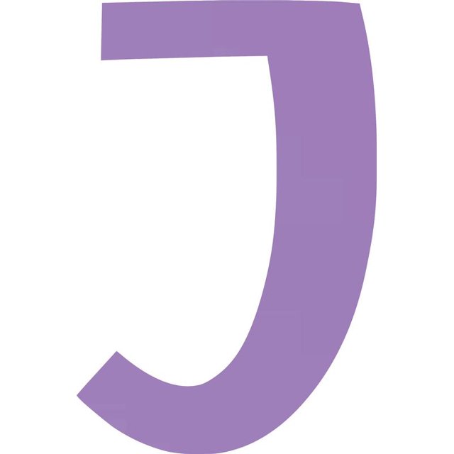 Acrylic Letter J Blank Craft, 10'' Tall Lavender Custom Wedding Reception Signage, DIY - Walmart.com