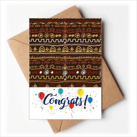 Africa Pritive Aboriginal Style Tribal Wedding Cards Congratulations ...
