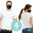 4 Packs Face Masks High Quality Reusable Washable Cloth Mask With ...