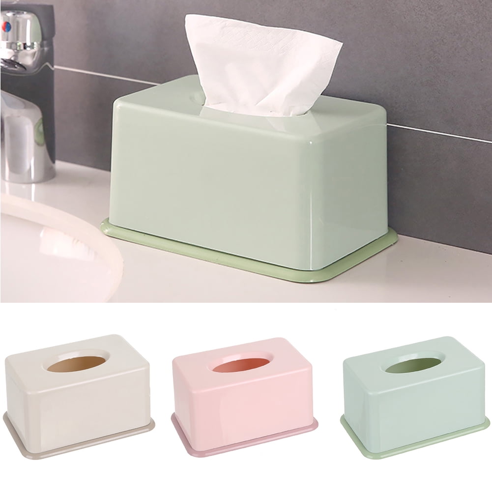 D-GROEE Tissue Box Cover Rectangular, PP Tissue Box Holder for Napkin ...