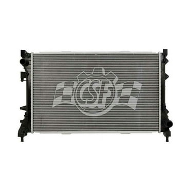 CSF 3633 1 Row Plastic Tank Aluminum Core Radiator - Walmart.com