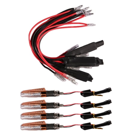 Motorcycle Steering Lamp 9 LED Strip/1LED Blade Modified General Signal ...