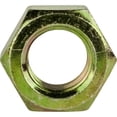 1-1/4"-12 Grade 8 Finished Hex Nuts, Electro Zinc Plated Steel, Yellow ...