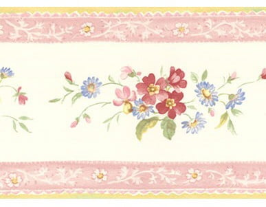 878731 Floral Mini Print Wallpaper Border FP79507 - Walmart.com