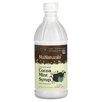NuNaturals NuStevia Cocoa Mint Syrup 16 fl oz. - Walmart.com