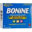Bonine Anti-Nausea Non-Drowsy Medication, Chewable Raspberry Tablets ...