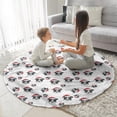 47 Inch Round Flannel Blanket for Adults & Kids, Soft, Cozy ...