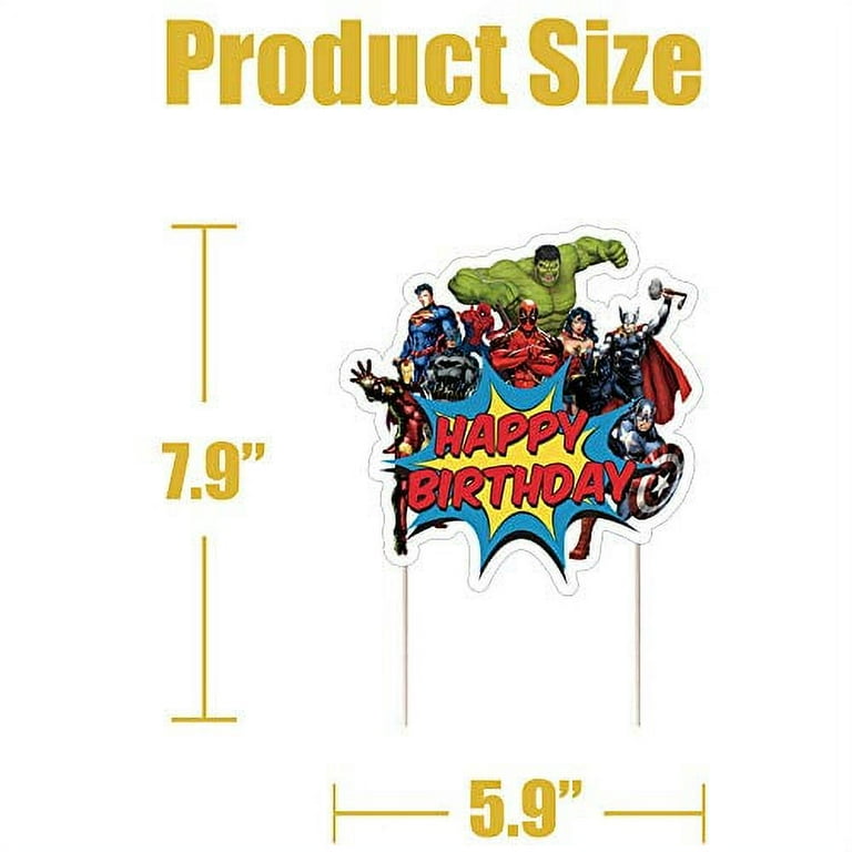 Avengers Cake Toppers Walmart